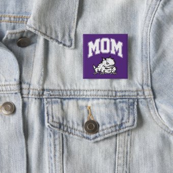 TCU Mom Pinback Button | Zazzle