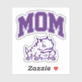 TCU Mom Sticker | Zazzle