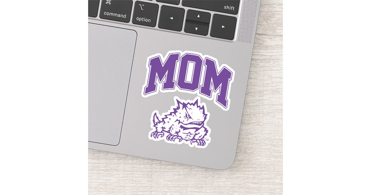 TCU Mom Sticker | Zazzle