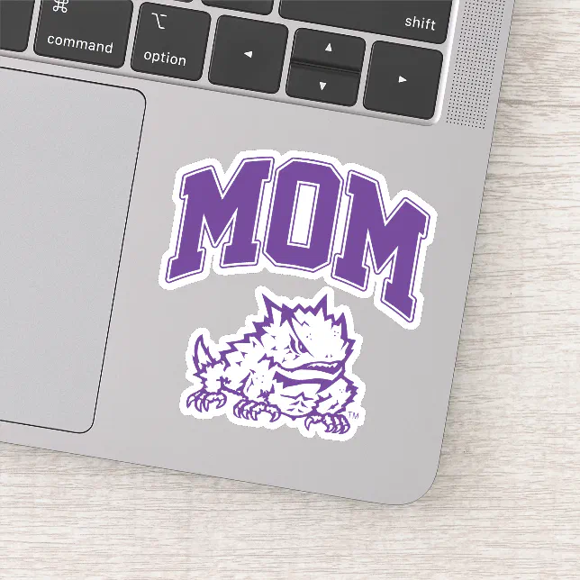 TCU Mom Sticker | Zazzle