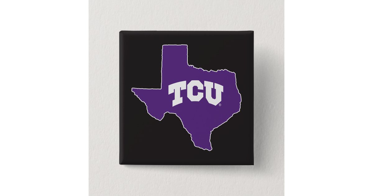 TCU Texas State Button | Zazzle