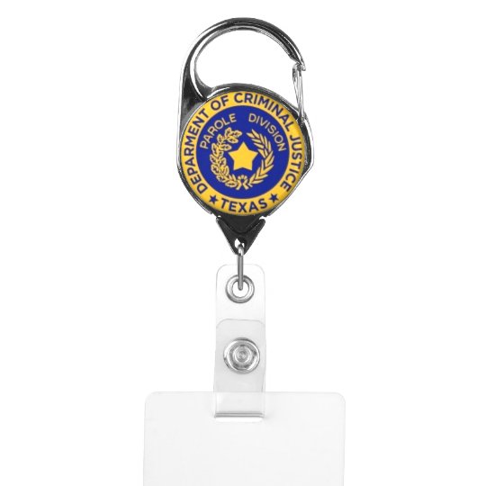 TDCJ Parole Officer Badge ID Holder | Zazzle.com