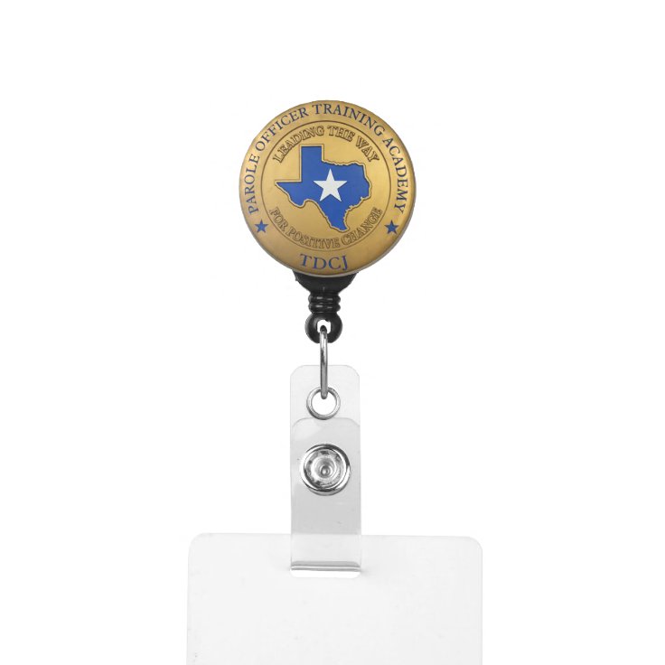 TDCJ Parole Officer Training Academy Badge Badge Holder | Zazzle
