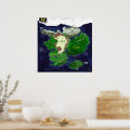 TDDC World Map Poster (Main continent) v1.13 | Zazzle