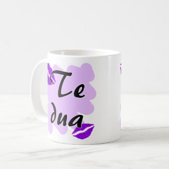 Te dua - Albanian - I Love You Coffee Mug | Zazzle