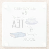 Tea and Books Cozy Reading Coaster | Zazzle