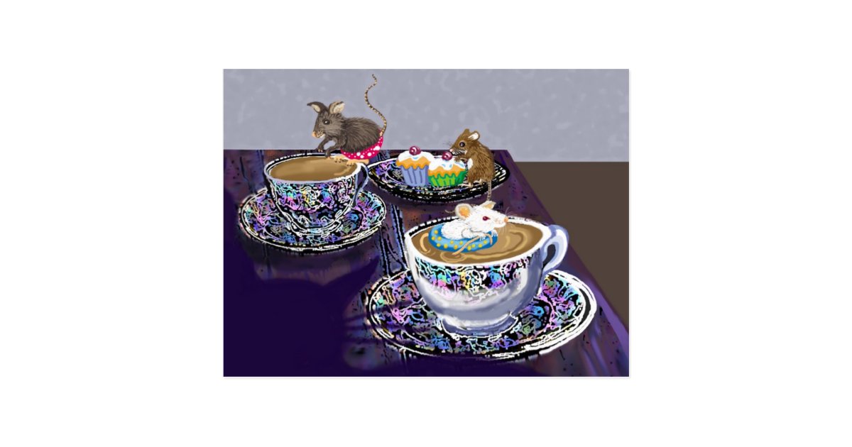 Tea anyone? postcard | Zazzle.com