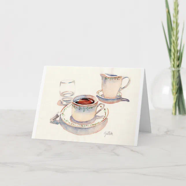 Tea at the Ritz, Paris Card | Zazzle