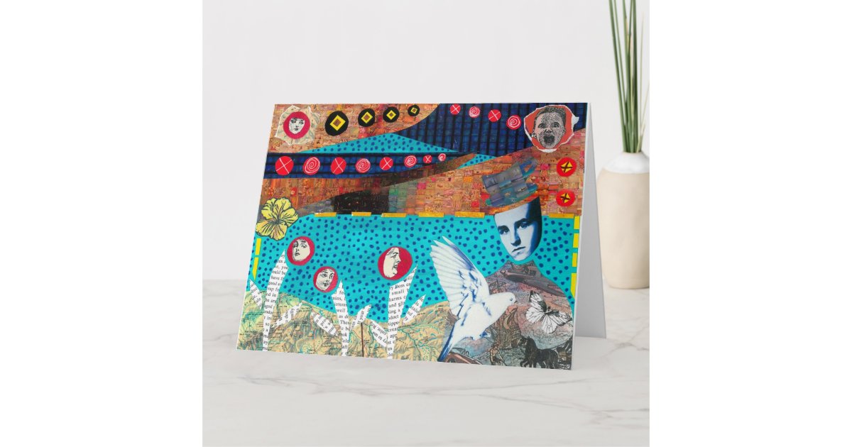 Tea Cup Head Greeting Card | Zazzle