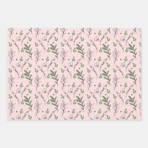 Tea Cup Tea Party Baby Shower Wrapping Paper Sheet | Zazzle