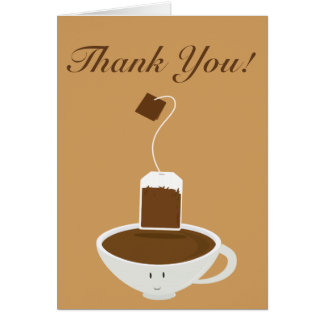 Tea Cup Thank You Cards - Greeting & Photo Cards | Zazzle