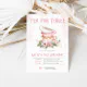 Tea For Three Teacups Theme Birthday Invitation | Zazzle