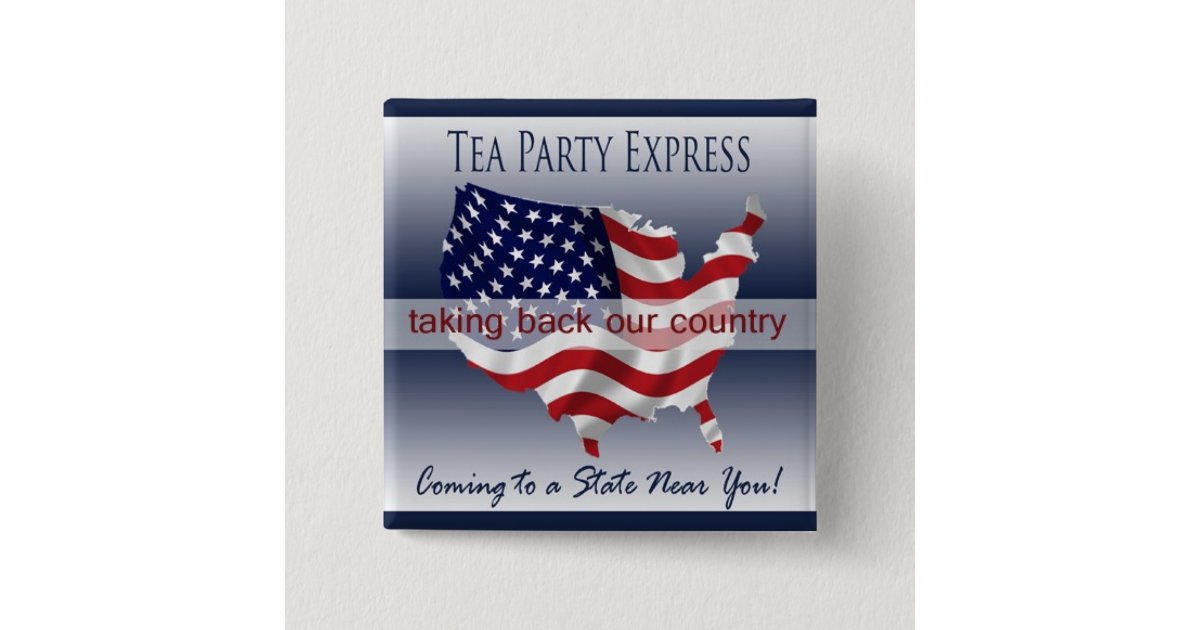 Tea Party Express Button | Zazzle