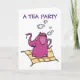 Tea Party Invitation: Flying Elephant Tea Kettle Invitation | Zazzle