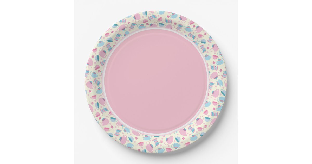 Tea Party Paper Plates | Zazzle