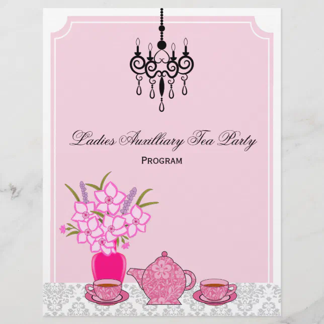Tea Party Program | Zazzle