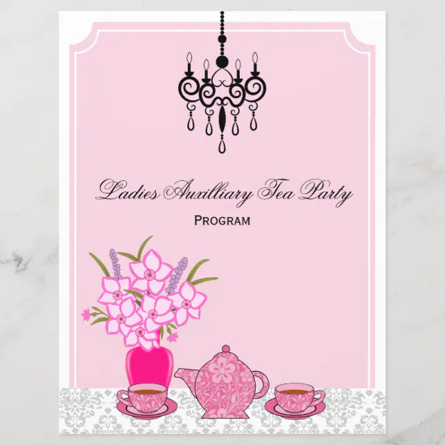 Tea Party Program | Zazzle