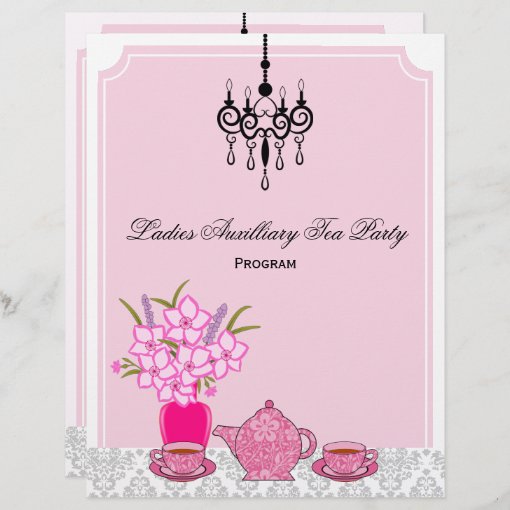 Tea Party Program | Zazzle