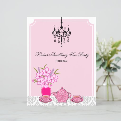 Tea Party Program | Zazzle