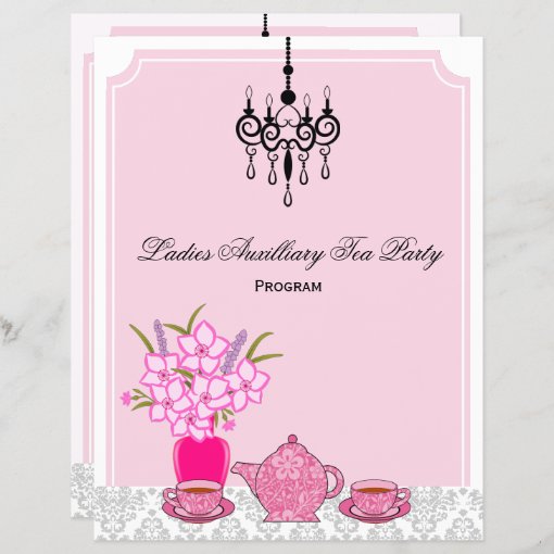 Tea Party Program | Zazzle
