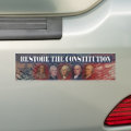 Tea Party - Restore the Constitution Bumper Sticker | Zazzle