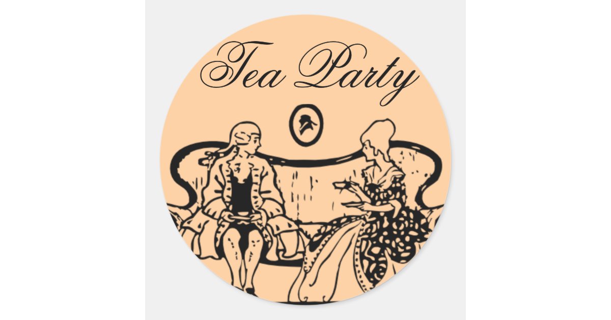 tea party stickers | Zazzle