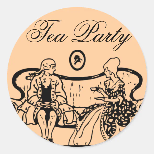 tea party stickers | Zazzle
