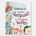 Tea Party | Welcome Party Sign | Zazzle