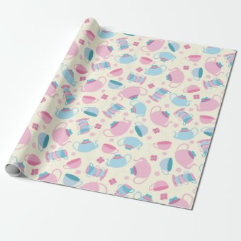 Tea Party Wrapping Paper | Zazzle