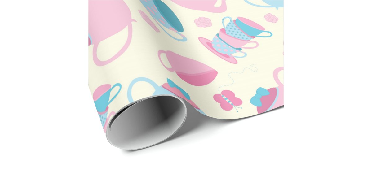 Tea Party Wrapping Paper | Zazzle