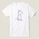 TEA REX dinosaur by Boynton Tri-Blend Shirt | Zazzle