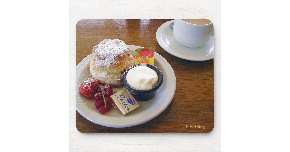 Tea & Scones Mousepad | Zazzle