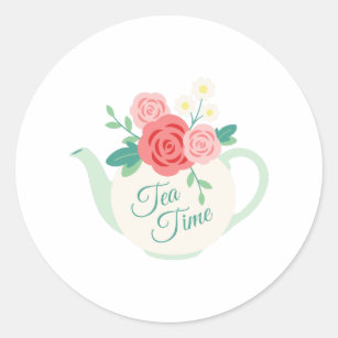 Tea Time Stickers - 100% Satisfaction Guaranteed | Zazzle