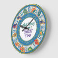 Tea Time Clock Tea Rooms Tea Shop Teacups Teapots | Zazzle