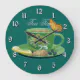 Tea Time Cup & Saucer Wall Clock | Zazzle