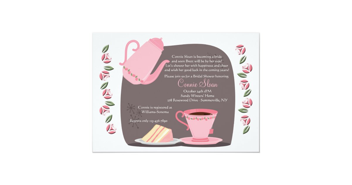 Tea Time Invitation | Zazzle.com