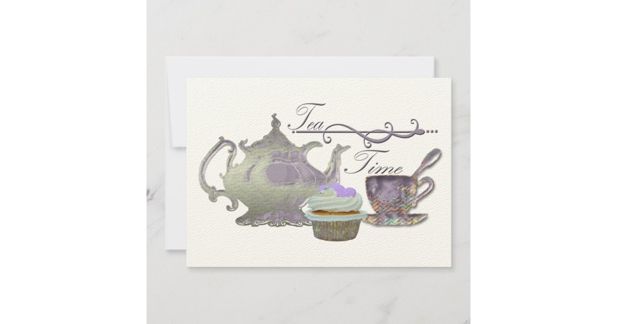 Tea Time Invitation | Zazzle