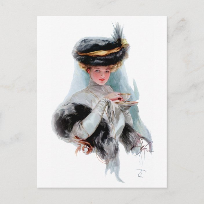 Tea Time Postcard | Zazzle.com