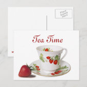 Tea Time postcard | Zazzle