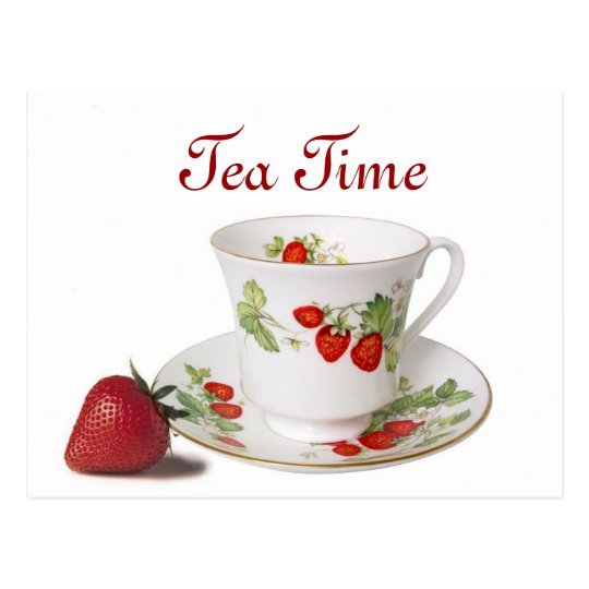 Tea Time postcard | Zazzle.com