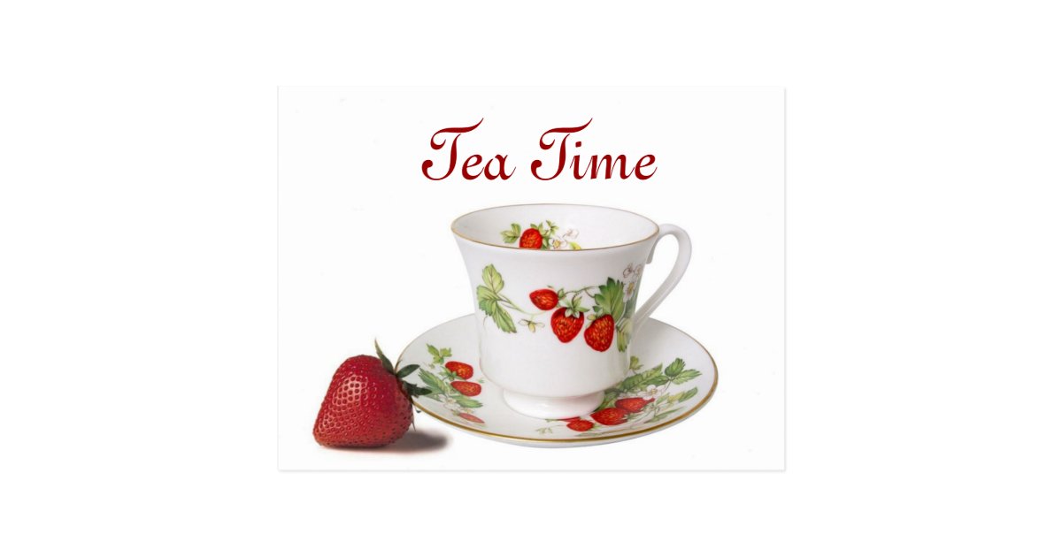 Tea Time postcard | Zazzle.com