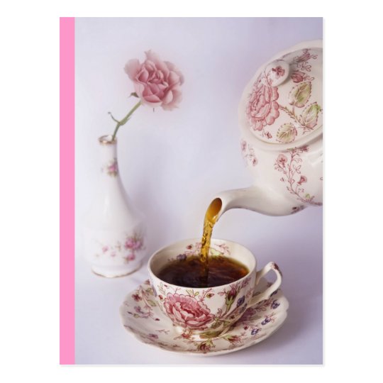 Tea Time Postcard | Zazzle.com