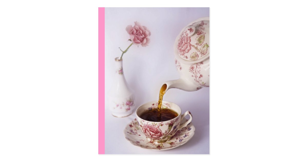 Tea Time Postcard | Zazzle.com