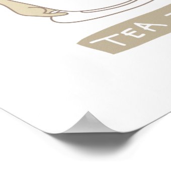 Tea time poster | Zazzle