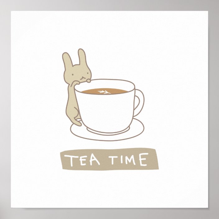 Tea time poster | Zazzle.com