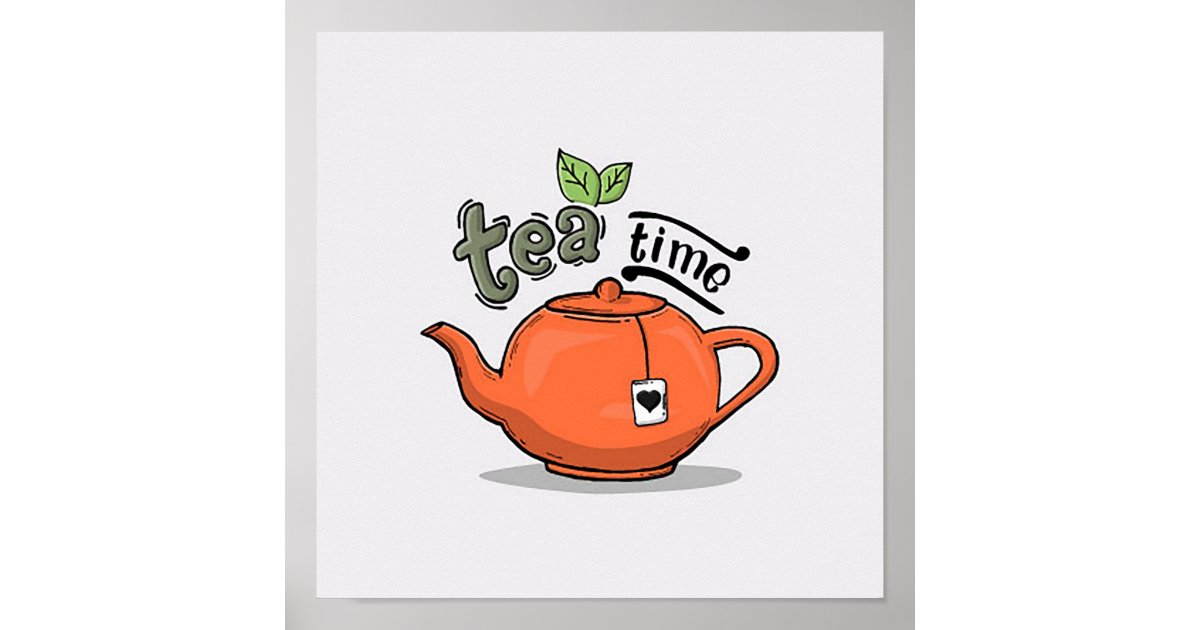 Tea Time Poster | Zazzle