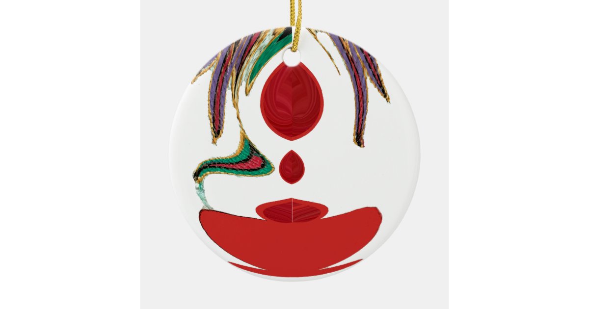 Tea Time Red Tea.png Ceramic Ornament | Zazzle