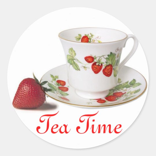 Tea Time stickers | Zazzle.com