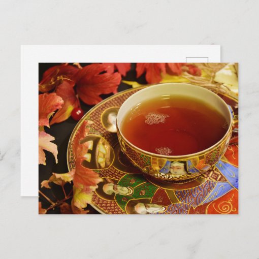 Tea time Tea cup postcard | Zazzle