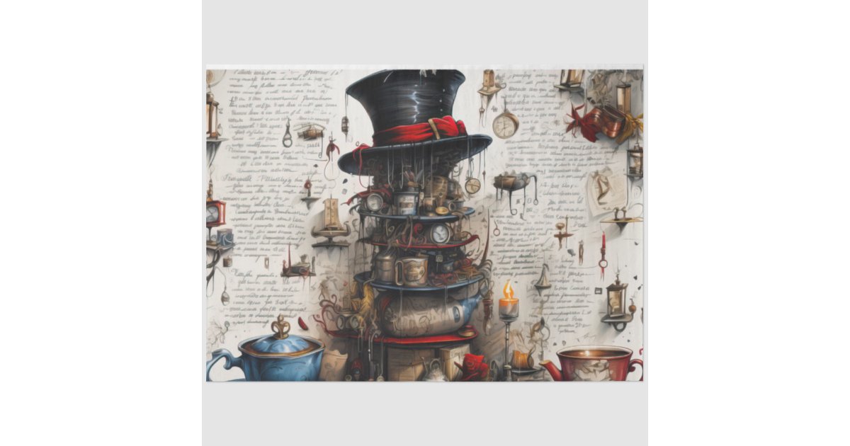Tea Time Tissue Paper | Zazzle